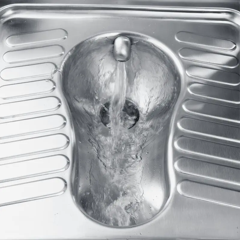 Eastern Style Public Stainless Steel Squatting Pan Toilet - Buy ...