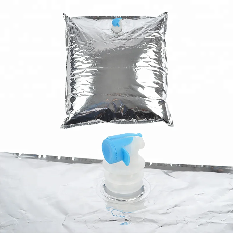 Custom Laminated Aluminum Aseptic Bag Bib Bag in Box With Valve for ...