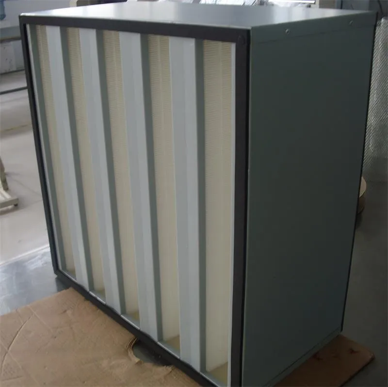 Custom Air Cleaner Machine Gas Turbine Large Air Flow V Type Air Filter ...