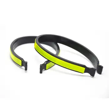 Reflective High Visibility Plastic Bicycle Trousers Clip Cycling ...