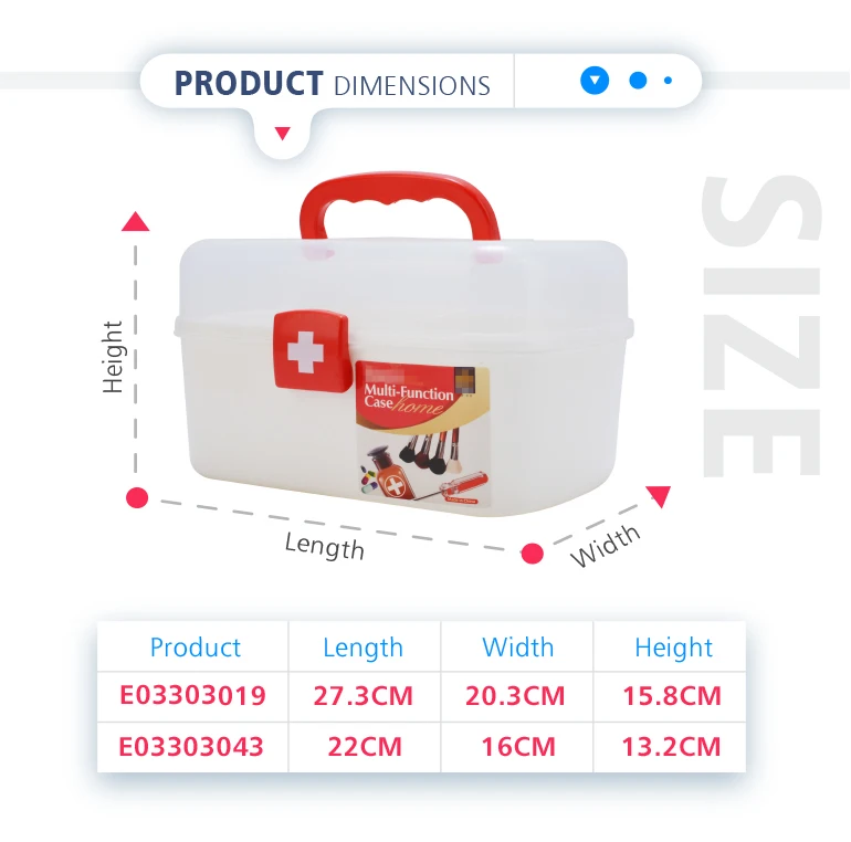 Durable Plastic Medical Box - Secure Storage Solution