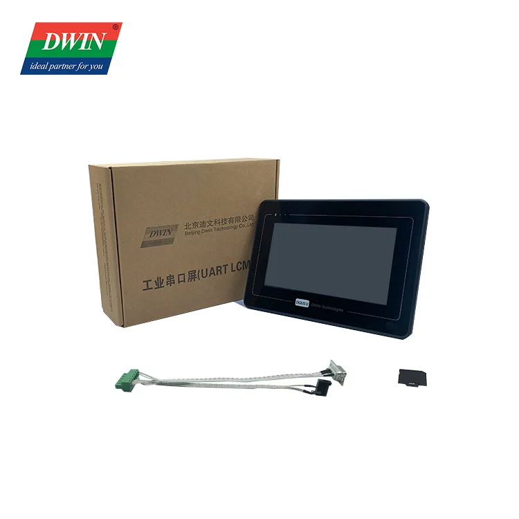 Dwin 7 Inch 800*480 Industrial Grade Uart Tft Lcd Display Outdoor Hmi Touch Screen With Shell ...