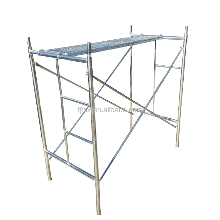 Painted H Frame Scaffolding Ladder Frame Scaffolding For Construction ...
