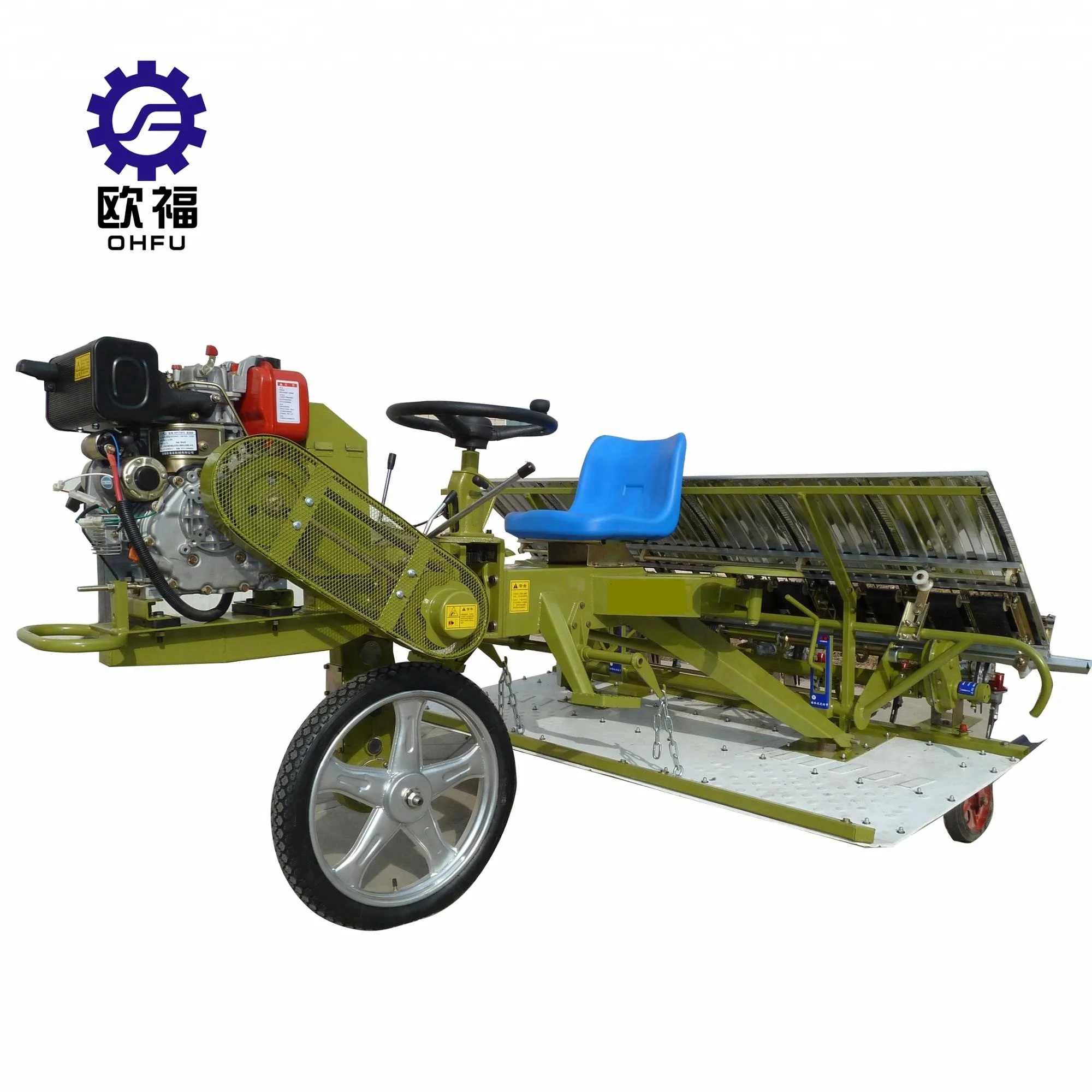 High Output 6 Rows Rice Transplanter Rice Planting Machine Rice Paddy ...