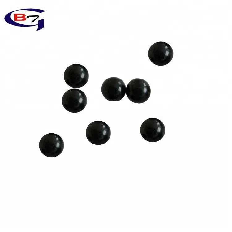 Custom Molded Solid Round Rubber Ball Black Silicone Rubber Ball - Buy ...