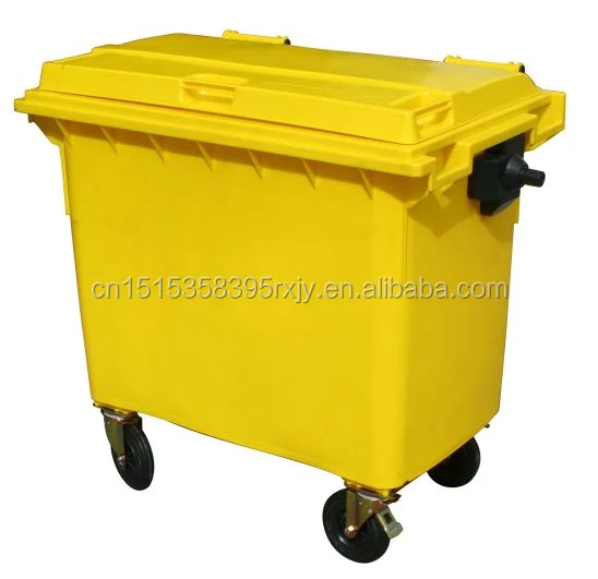 Alibaba.com: HXJ 660L large dustbin, rectangular HDPE plastic ...