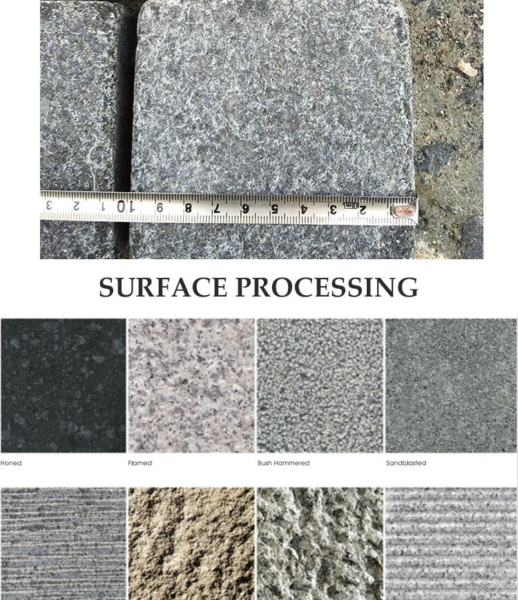 Zimbabwe Black Granite Interlock Paving Stones - Durable & Stylish