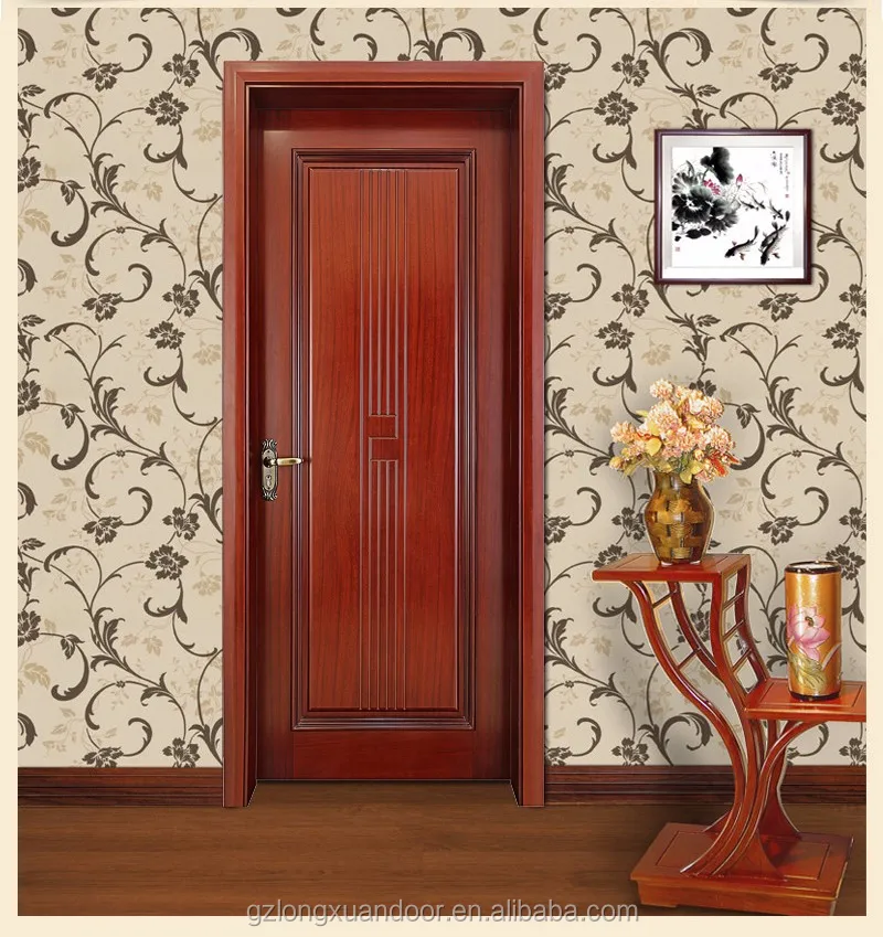 Luxury Solid Wood Oak & Mahogany Double Main Door with Glass - Elegant ...