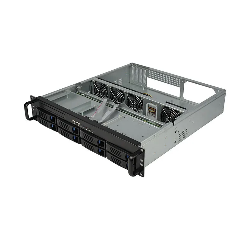 2U Rack Mount Server Chassis with 8 HDD Bay - Macase R248-8