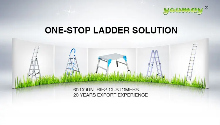 Delicate Appearance Design Wide Pedal Ladder 1.2mm Thickness Aluminium ...