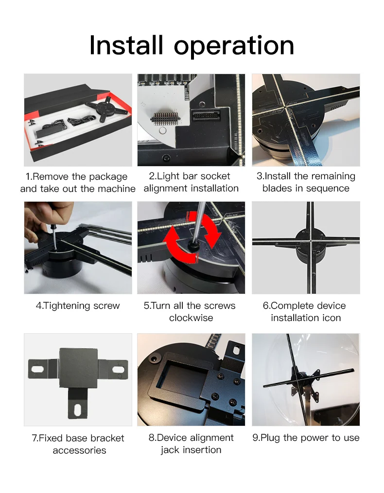 Dz52 New Product Backpack Holographic 3d Naked Eye Advertising 3d Hologram Led Fan - Buy ...