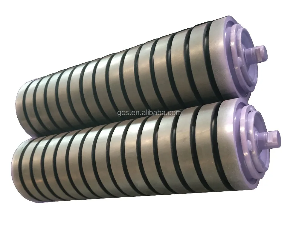 Plastic Rubber Disc Fras Rubber Conveyor Roller Impact Carry Idler ...