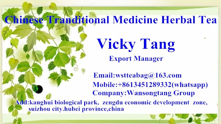 Wansongtang Fertility Tea Bags Health Flavor Organic Herbs Fertility