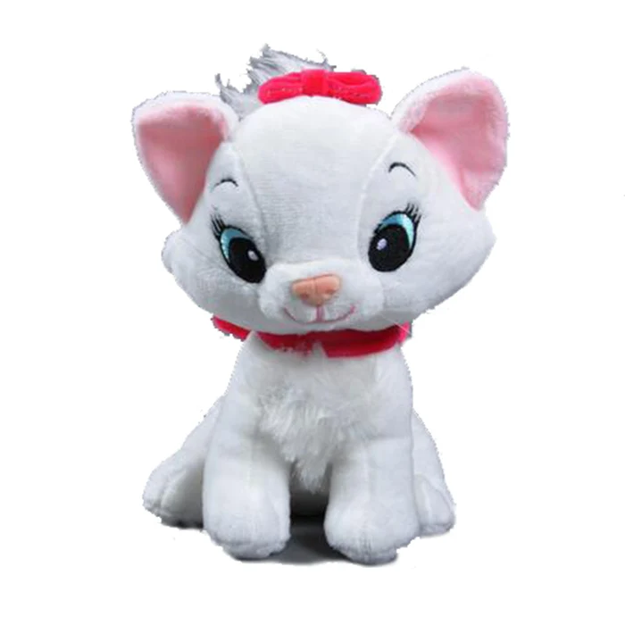 Custom Levin Soft Plush Stuffed Marie Cat With Pink White Colour Soft ...