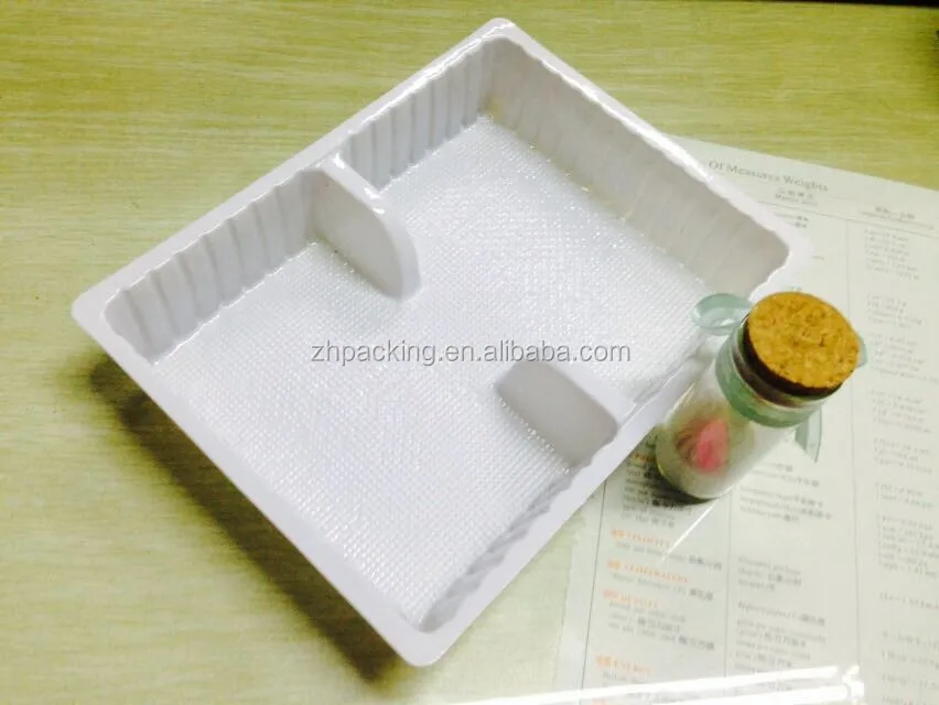 High Quality Customizable Vacuum-Formed Plastic Flocking Trays Blister ...