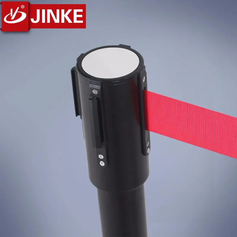 Bank Queue System Stanchion Post - Q up Stand Retractable Pole