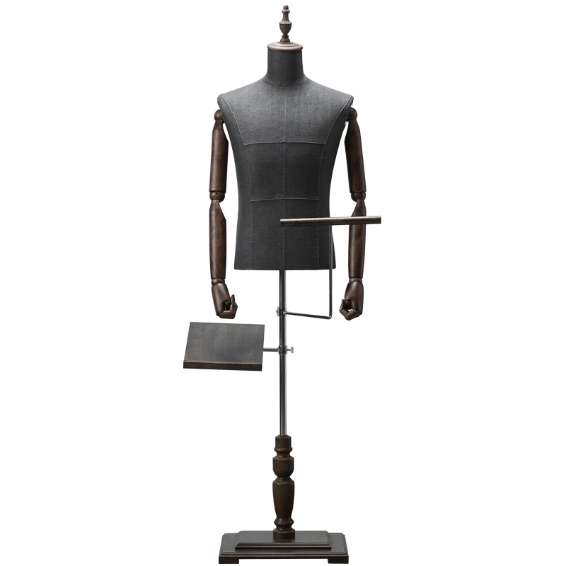 Xinji Half body male mannequin props cotton hemp cloth mannequin men ...