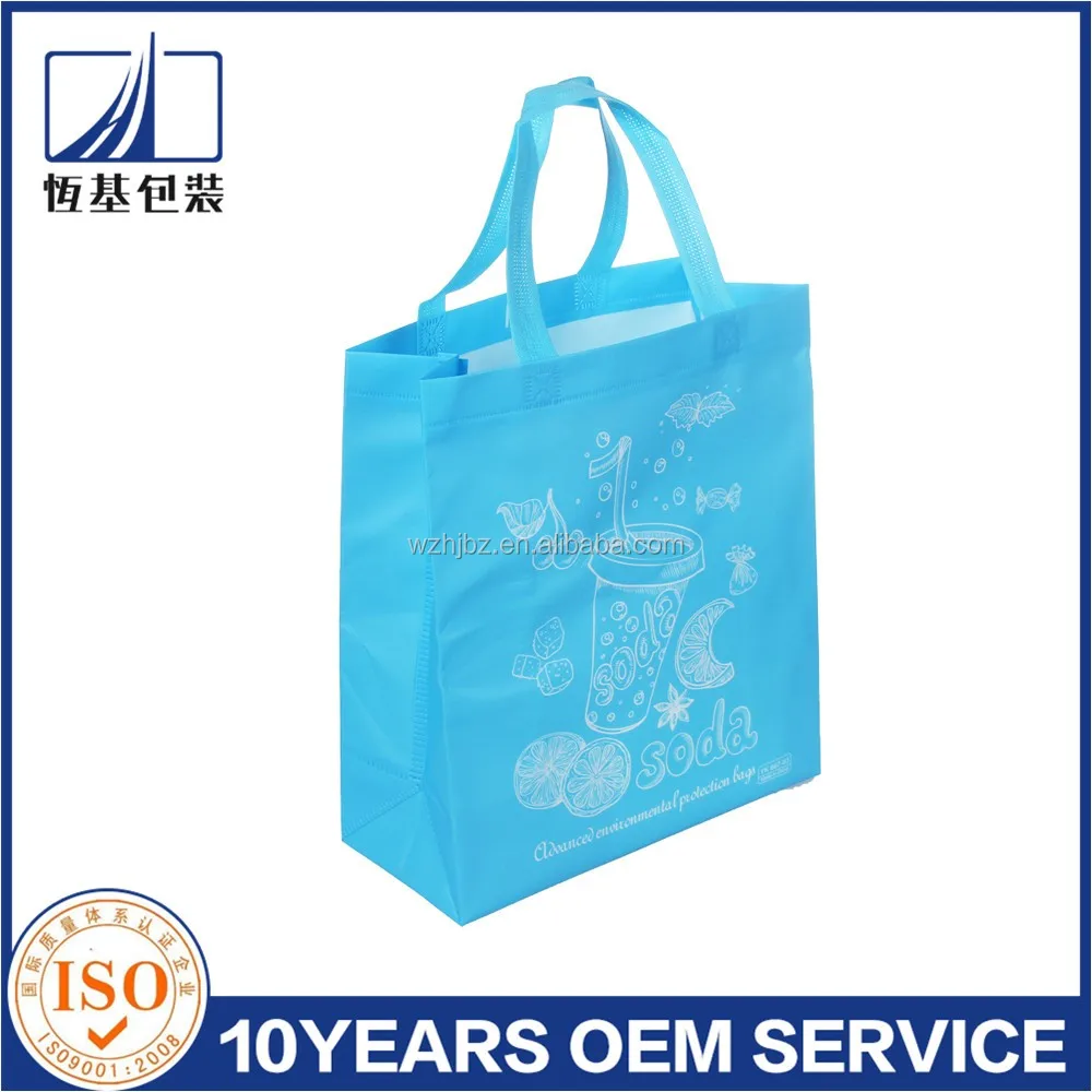 Advertising Bag Handbag Custom Printed Logo Non-woven Bag Film ...