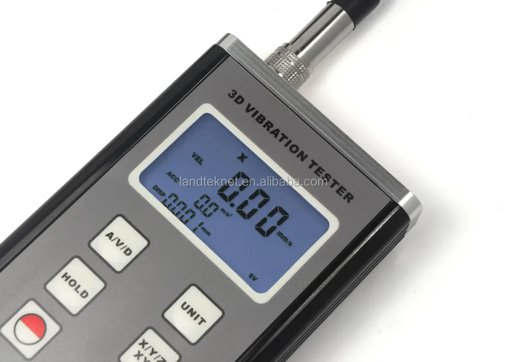 LANDTEK 3-Axis Vibration Meter - Precision & Reliability