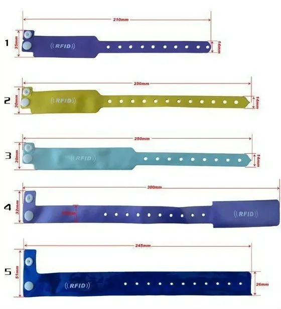 Marathon Race Timing UHF RFID Disposable Wristband Bracelets