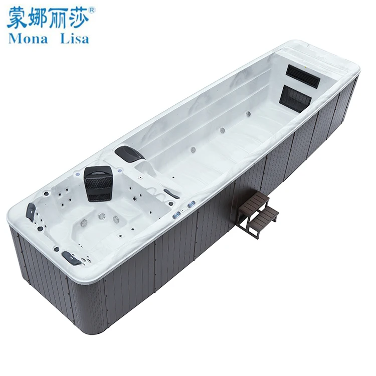 Monalisa 8.8 Meter Long Swimspa - Modern Outdoor Massage