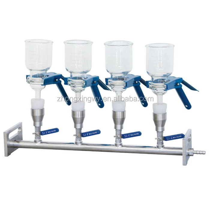 Laboratory Manifold Stainless Steel Vacuum Filtration Apparatus 300ml ...