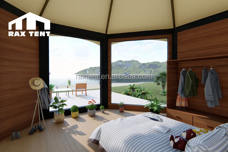 100 SQM Tent House for Permanent Living - Luxury & Durability