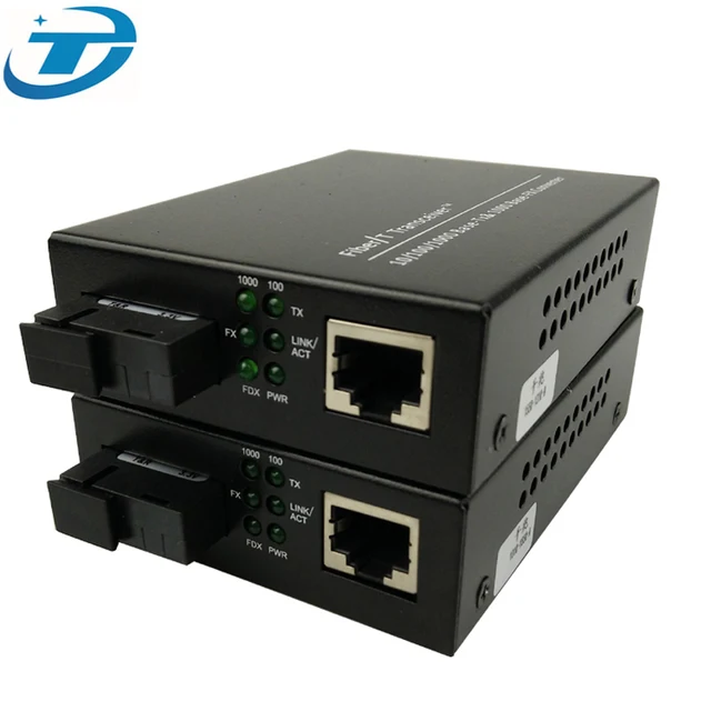 8 Ports Optical Fiber Switch Single Fiber Fast Ethernet Media Converter