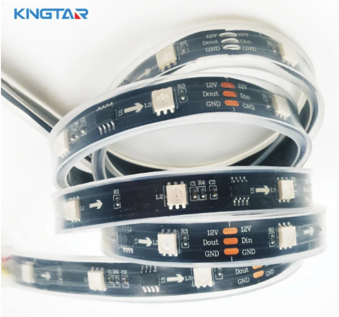 High Efficiency Rgb Colorful Addressable Led Strip Light For Outdoor ...