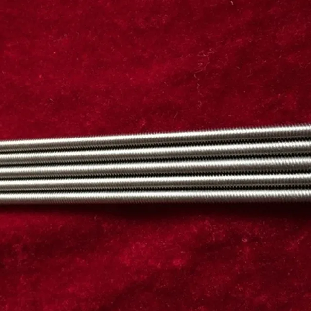 Gr2 Dia M6 M8 Titanium Threaded Rod Titanium Thread Bars - Buy Titanium ...