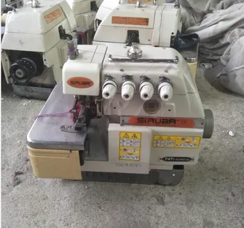 Used Siruba 747 4 Thread Overlock Sewing Machine In 80% New Condition ...