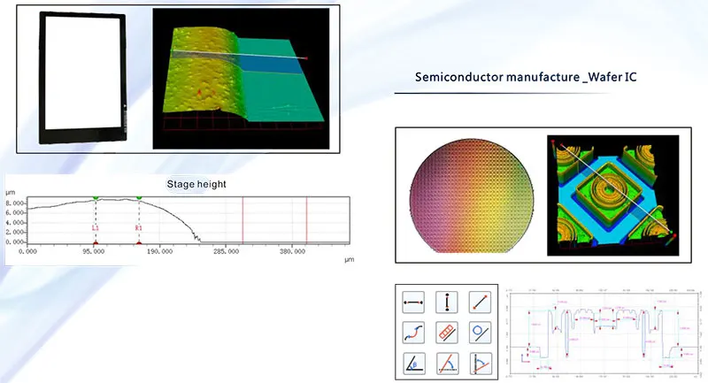 Nanometer 3d Surface Profilometer Machine Measurement Profile And Nano ...