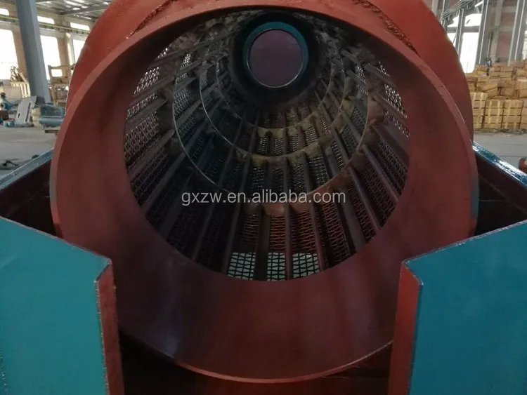 Mobile Stationary Sand Trommel Screen for River Gold Mining