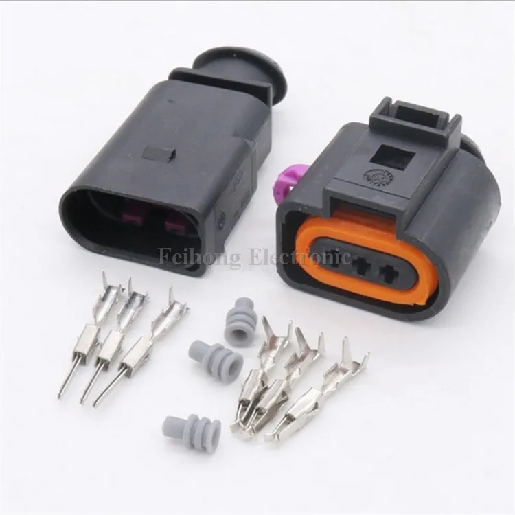 Speed And Radar Sensor Connector For Vw 3 Pin Pbt Housing Dj7032a-1.5 ...