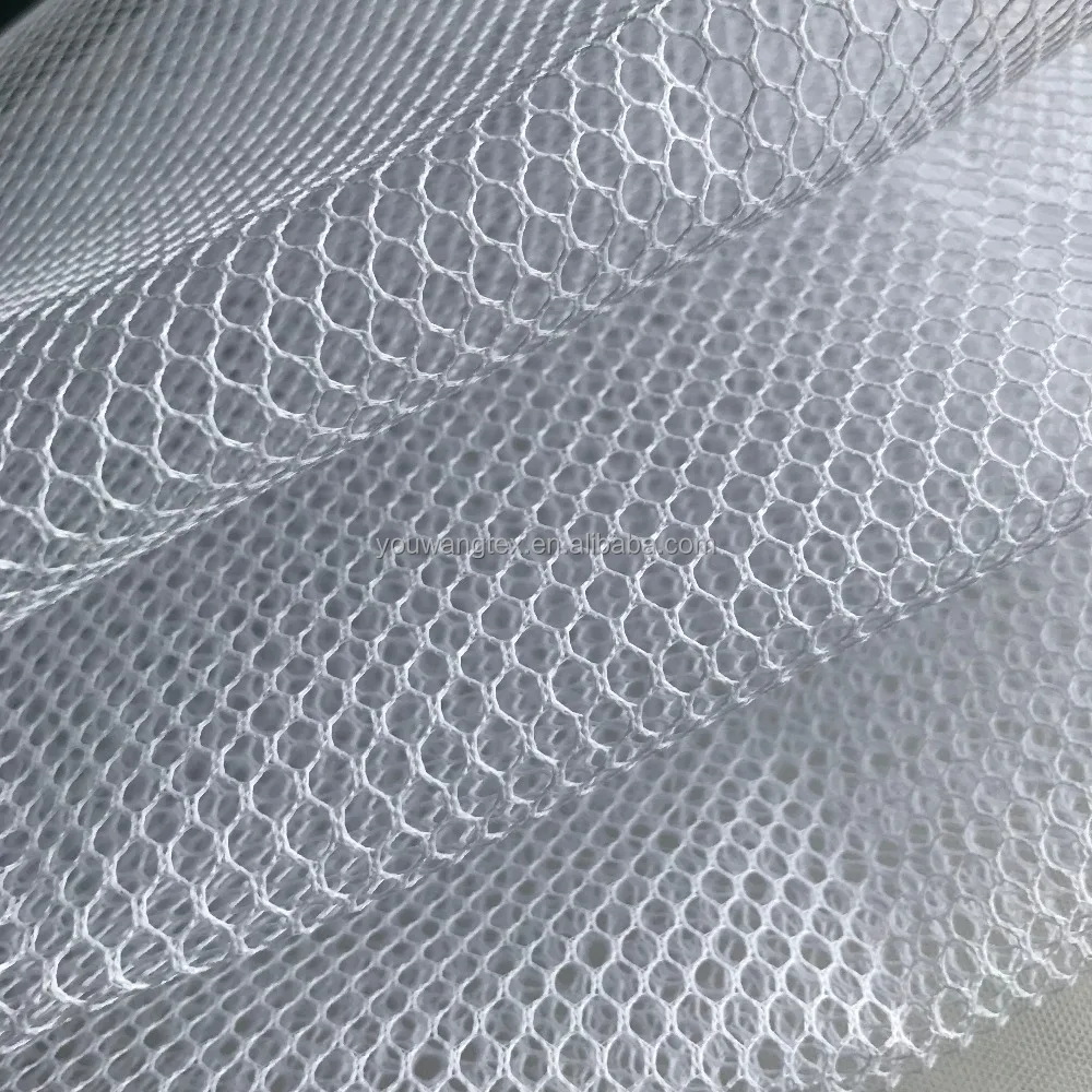 50d Polyester Knit Soft Hexagonal Tulle Mesh Net Big Hole Fabric For ...