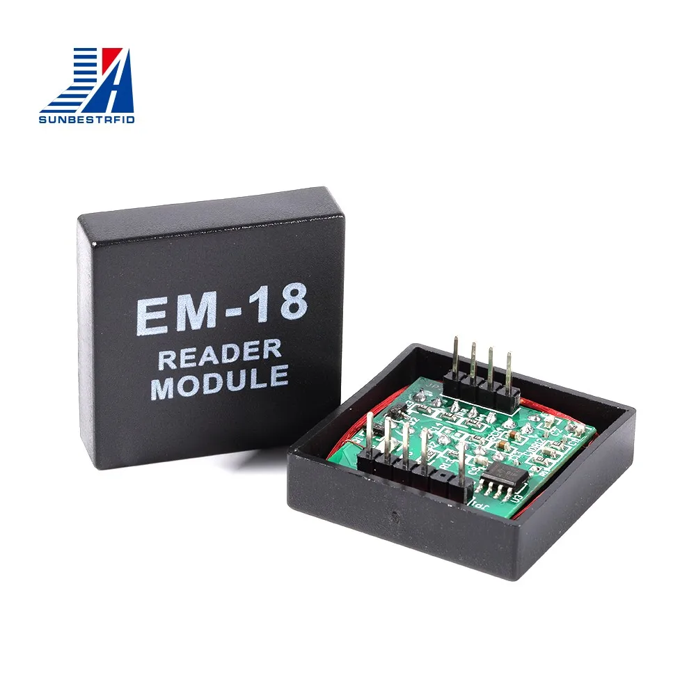 125khz Long Range Em Rfid Reader Module Em18 Build In Coil Antenna Wg26 ...