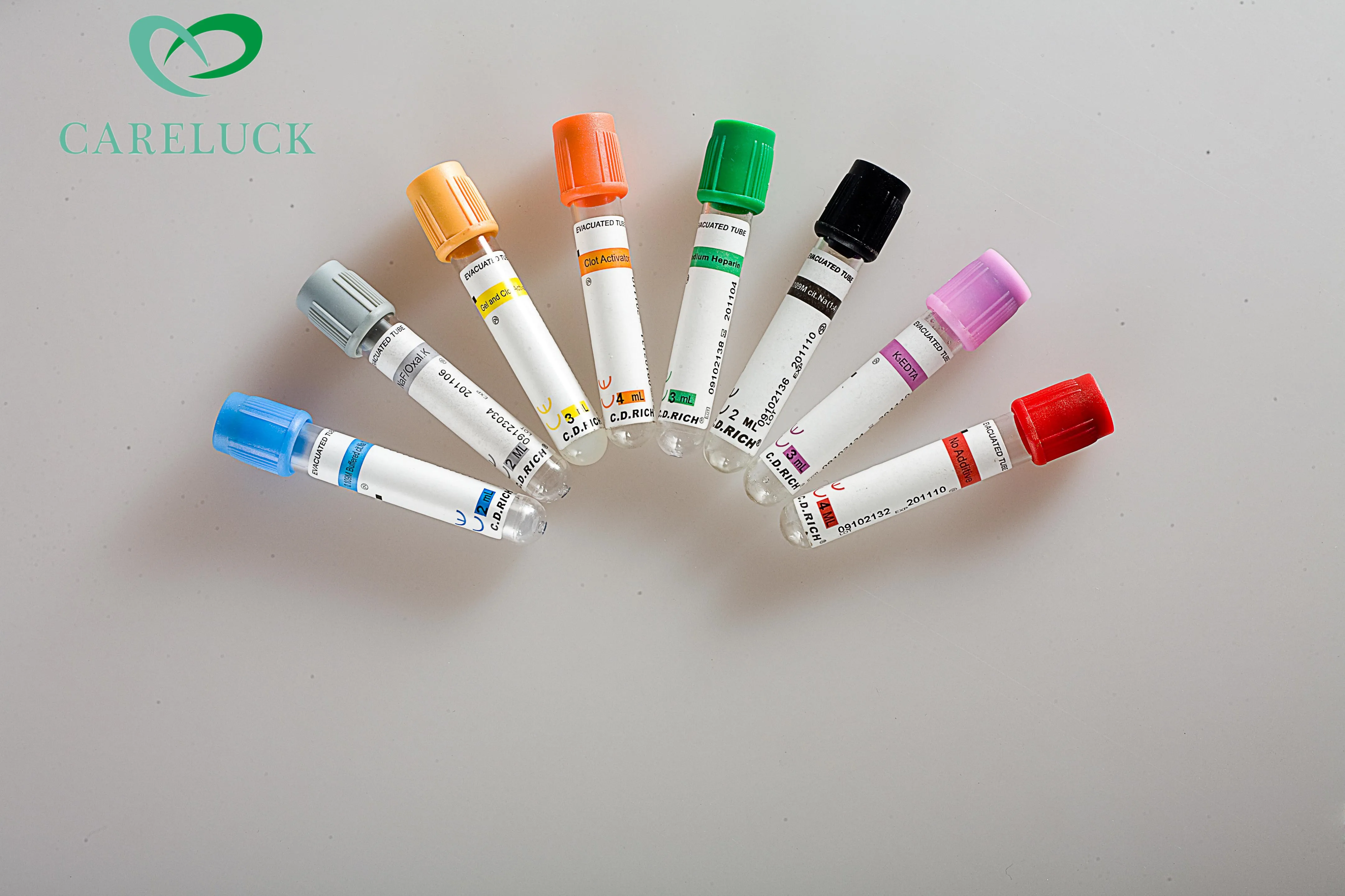 Blood Collection Tube Blue Purple Yellow Vacutainer Additive Vacutainer ...