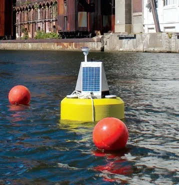 Custom Smart Marine Floating Buoy - HDPE & Solar Panels