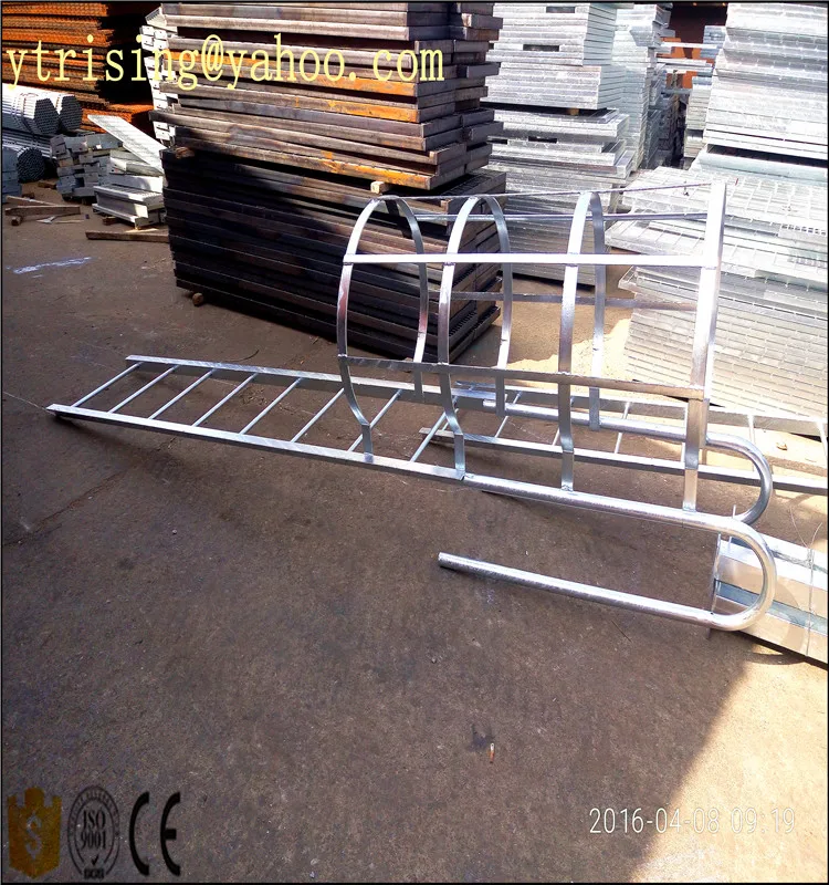 Galvanized Steel Safety Cat Cage Ladder with 2-Year Warranty