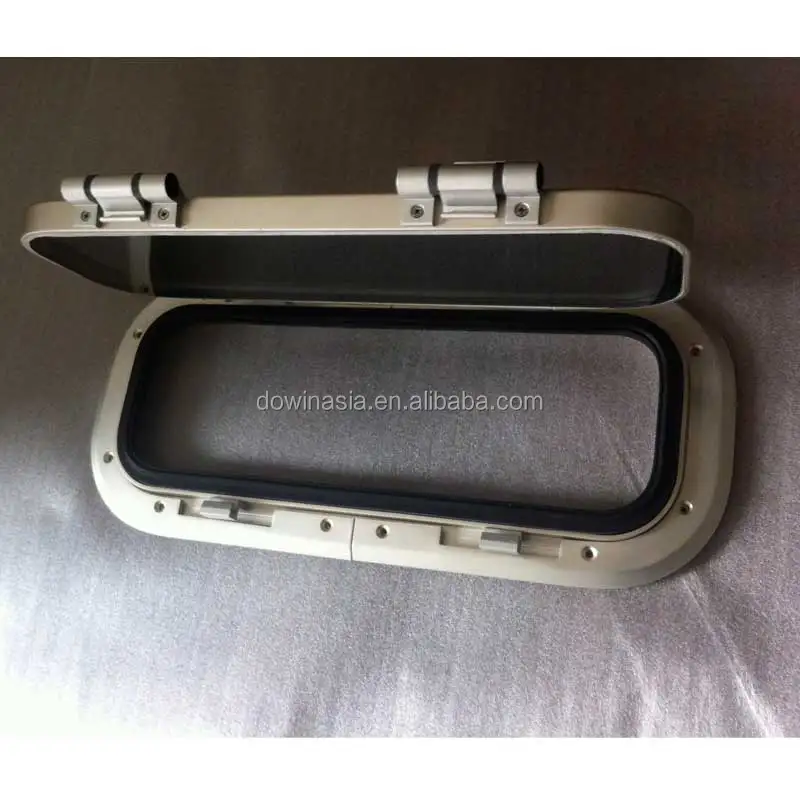 Yacht Customized Aluminum/stainless Rectangular Marine Porthole - Buy ...