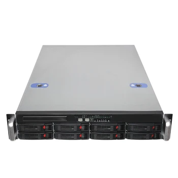 2u Rackmount Server Case With 8 Hot-swappable Sata/sas Drive Bay ...