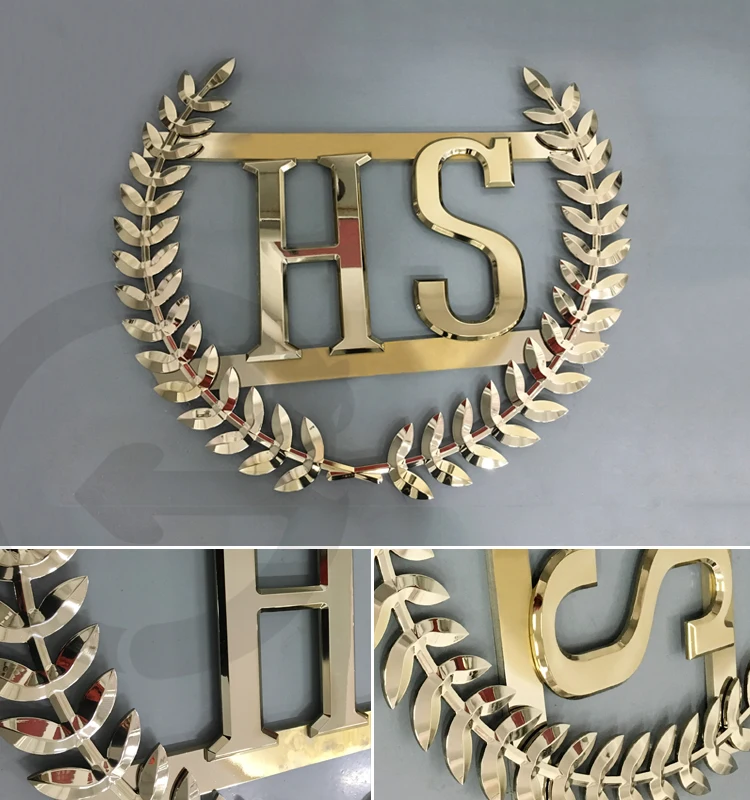 JAGUARSIGN Custom Engraved 3D Chrome Letters Sign Store Decoration
