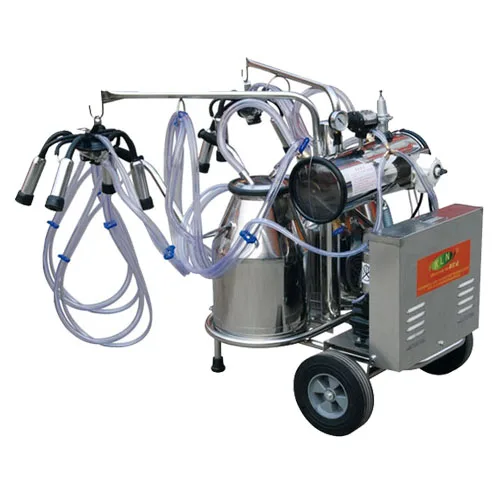 Kln Vacuum Pump Oil Type Milking Machine With Stainless Steel Frame For ...
