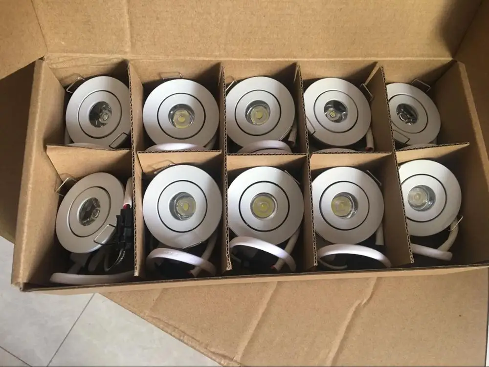 220vac Dc12v High Intensity Waterproof Led Spotlight White Silver Anti ...