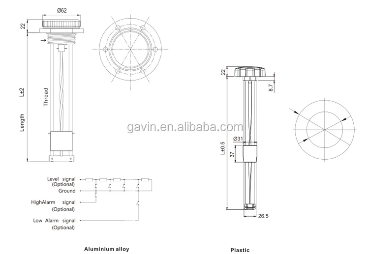 Mechanical Fuel Level Gauge-GAMICOS
