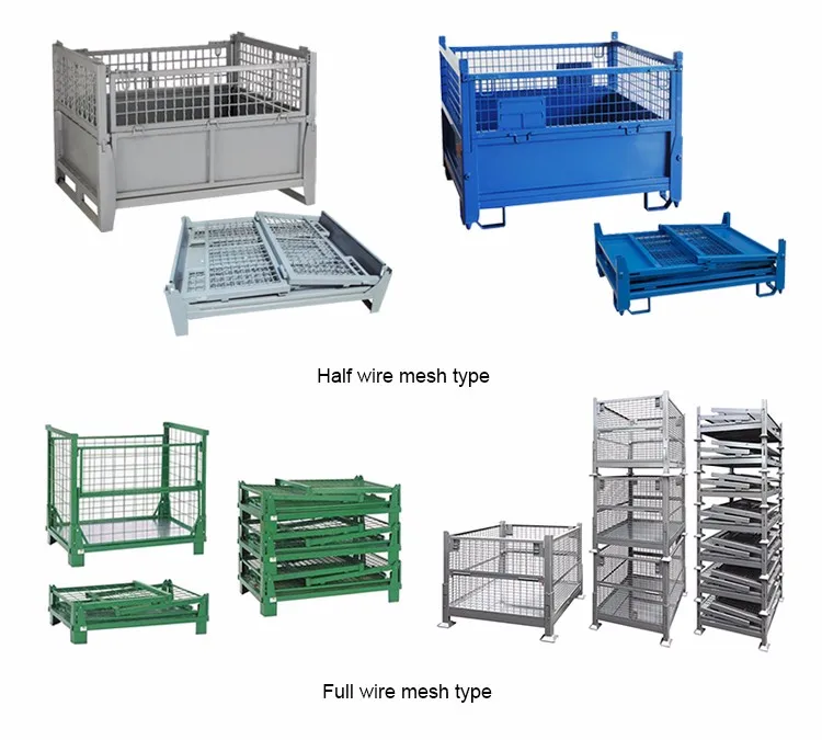 Preform Bottle Storage Wire Cage with Pallet for Pet