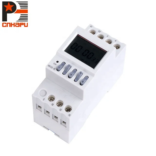 Din Rail Timer Intelligent Microcomputer Auto Bell Ring Timer ...