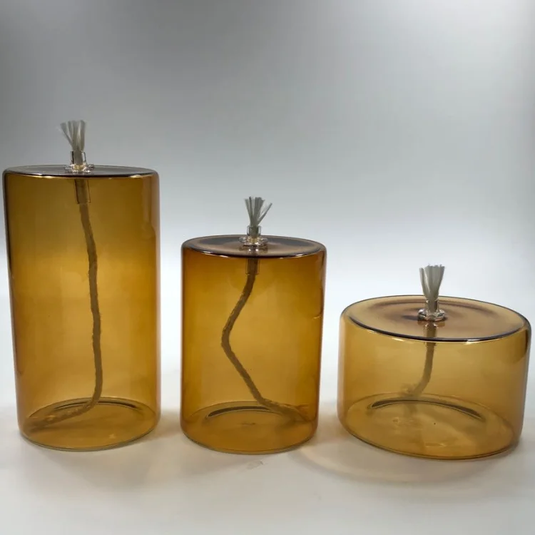 Cheap Wick Holder Hand Blown Antique Colored Table Decorative ...