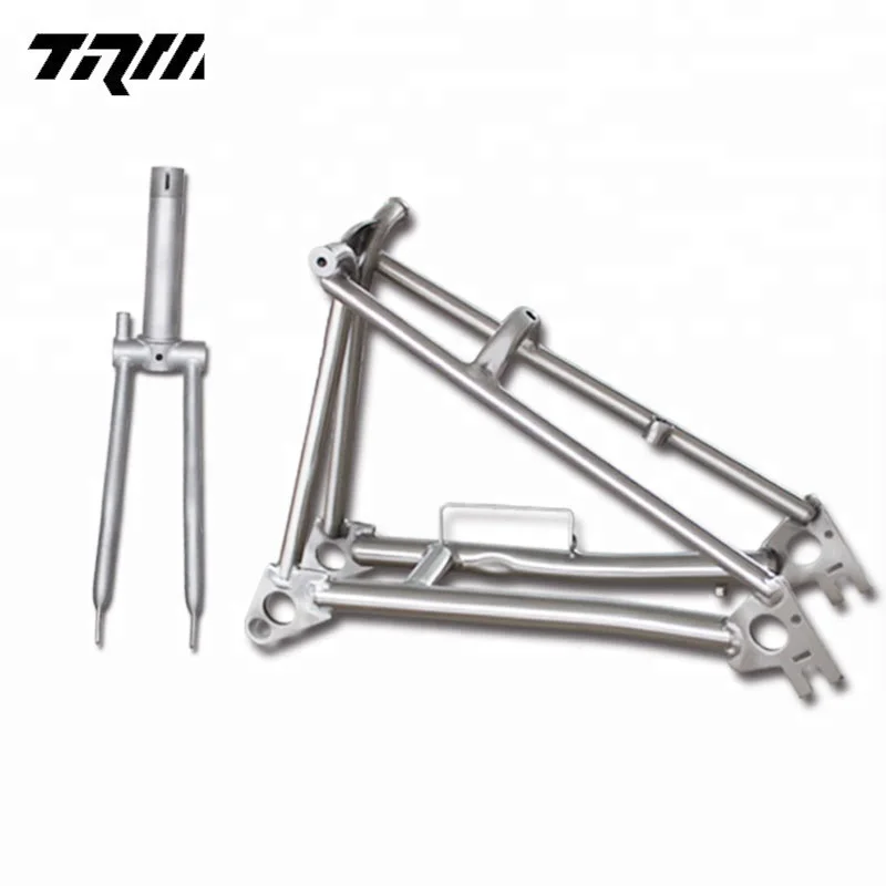 Titanium Collapsible Bike Rear Frame Triangle/frame Suit For Folding ...