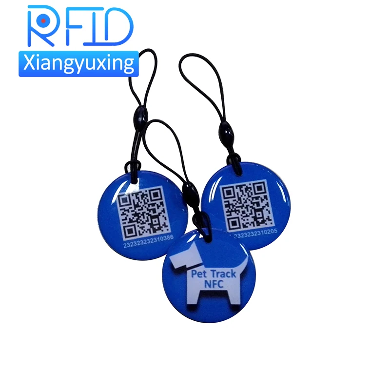Custom Qr Code And Url Programmable Nfc Pet Id Epoxy Tag 13.56mhz For ... Custom Qr Code And Url Programmable Nfc Pet Id Epoxy Tag 13.56mhz For ...